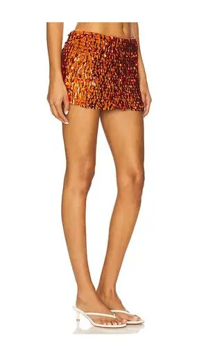 KIM SHUI Sequin Mini Skirt