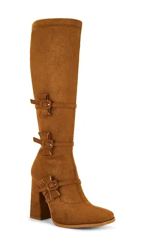 ZEMETA Bow Suede Boots