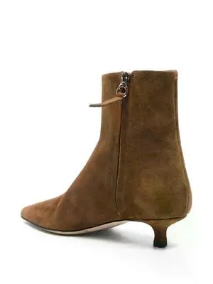 AeydĒ Pointed-toe Kitten-heel Boots
