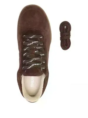 A.p.c. Suede Lace-up Sneakers - Brown
