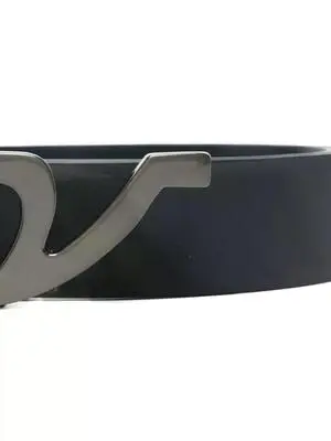 Paul & Shark Leather Belt - Blue