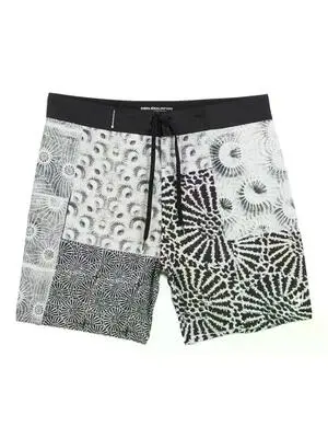 OSKLEN Floral Patchwork Shorts