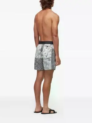 OSKLEN Floral Patchwork Shorts