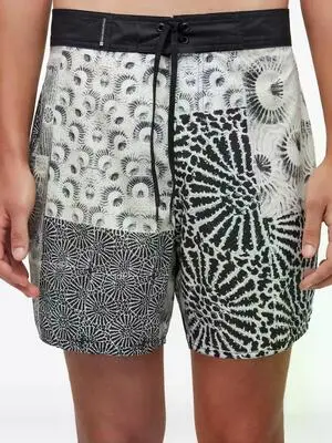 OSKLEN Floral Patchwork Shorts
