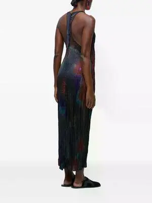 OSKLEN Abstract Printed Maxi Dress