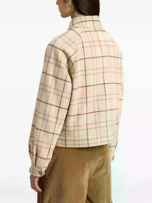 Woolrich Checked Zip-front Top
