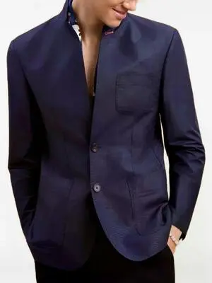 Shanghai Tang Two-button Patch-pockets Blazer