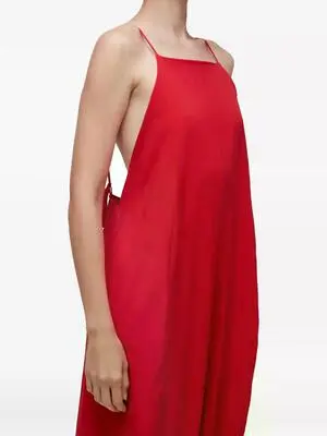 OSKLEN Open-back Jumpsuit - Red