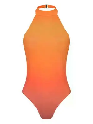 OSKLEN Open-back One-piece Swimsuit - Orange