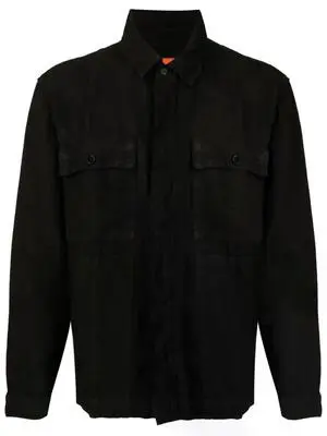 OSKLEN Logo-patch Cotton Shirt