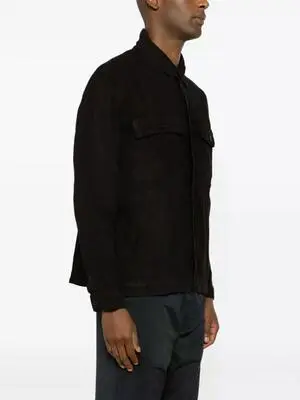 OSKLEN Logo-patch Cotton Shirt