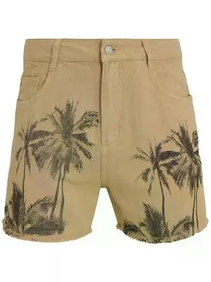 OSKLEN Palm-tree Print Shorts