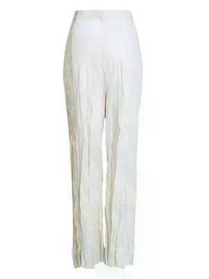 OSKLEN Crinkled Straight Leg Trousers