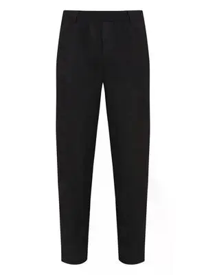 Osklen Black Wash Bottoms For Men