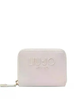 Liu Jo Logo-plaque Zip-around Wallet - Neutrals