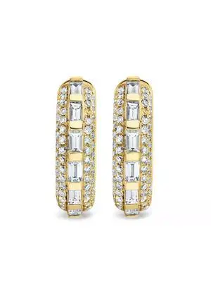 Shay 18k Yellow Diamond Huggie Earrings - Gold