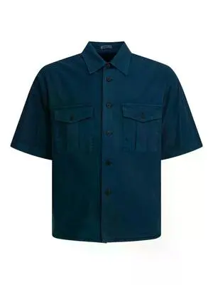 Auralee Double-pocket Cotton Shirt - Blue