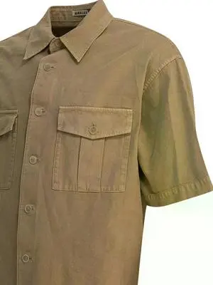 Auralee Double-pocket Cotton Shirt