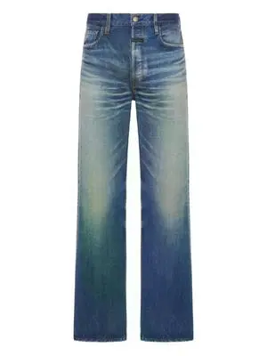 Fear Of God Straight-leg Cotton Jeans - Blue