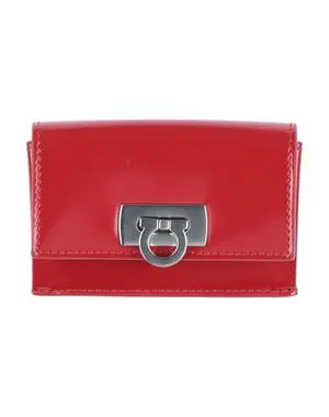 FERRAGAMO Cardholder Calfskin - Red