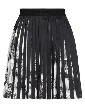 Versace Mini Pleated Twill Skirt - Black