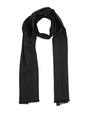 Agnona Scarf Silk, Cashmere - Black