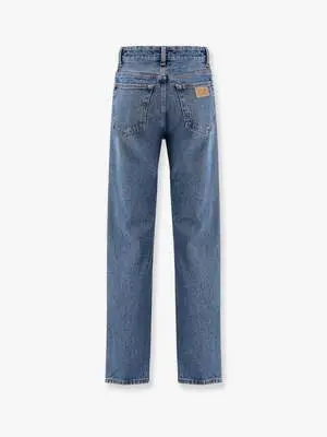 MAISON MARGIELA Straight Leg Jeans With Reverse Pockets