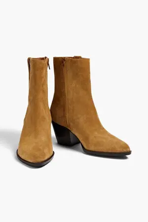 Maje Suede Ankle Boots