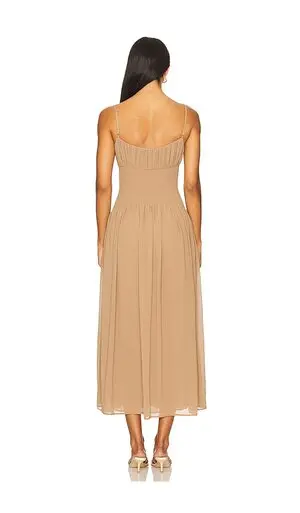 Lpa Dawn Midi Dress - Brown