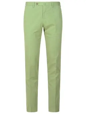 PT TORINO Slim Cotton Pants - Green
