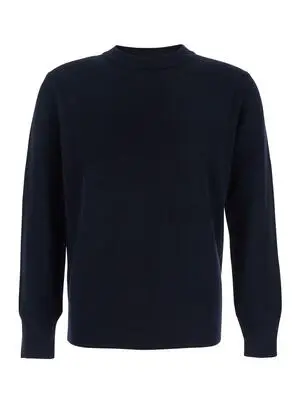 KANGRA Ribbed Wool Sweater - Blue