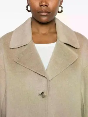 ANINE BING Button-front Coat - Neutrals