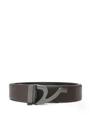 Paul & Shark Leather Belt - Brown