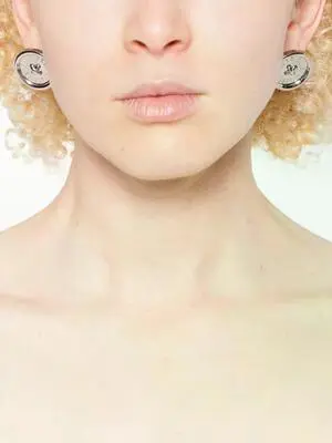 JEAN PAUL GAULTIER Button Stud Earrings