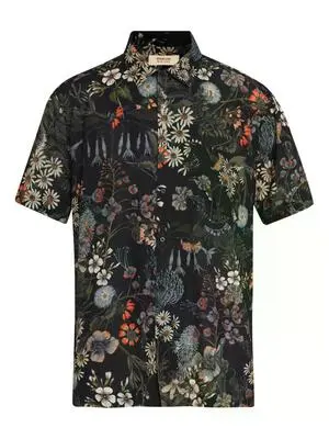 OSKLEN Floral-print Shirt - Black