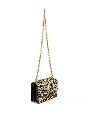 Valentino Garavani Animalier-print Shoulder Bag - Neutrals