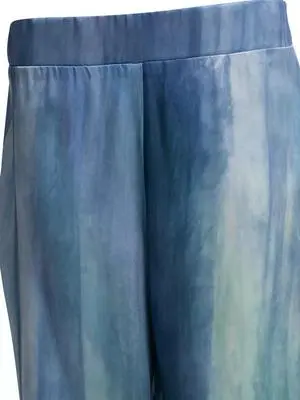 SLEEP NO MORE Tie-dye Silk Trousers