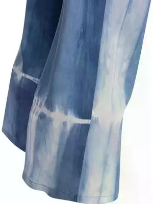 SLEEP NO MORE Tie-dye Silk Trousers