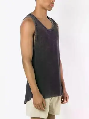 OSKLEN Washed Fine-ribbed Tank Top