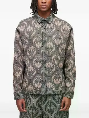 OSKLEN Jacquard Floral Shirt Jacket