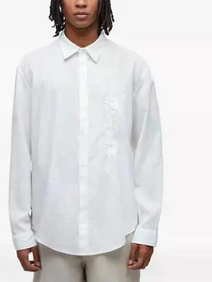 OSKLEN Embroidered Linen Shirt - White