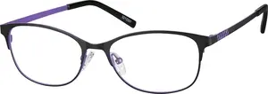 Zenni Vintage Browline Eyeglasses - Black