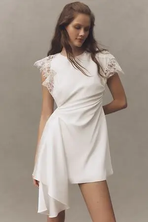 Amur Zina Asymmetric Mini Dress
