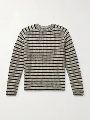 Auralee Patterned Sweaters For Men