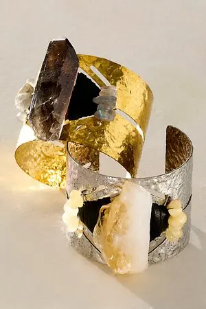 Free People Ariana Ost Sonya Stone Cuff Labradorite