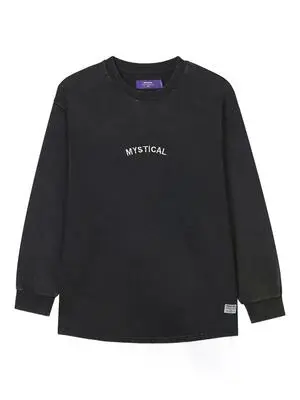 AFTERMATHS Embroidered Long-sleeve Sweater