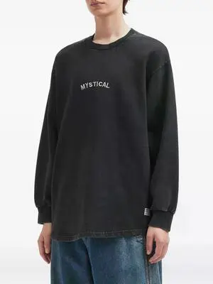AFTERMATHS Embroidered Long-sleeve Sweater
