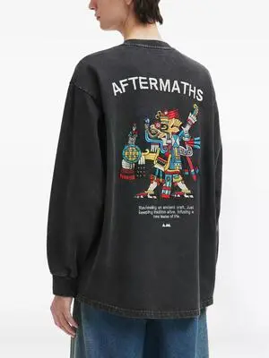 AFTERMATHS Embroidered Long-sleeve Sweater