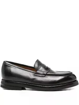 GREEN GEORGE Penny Leather Loafers