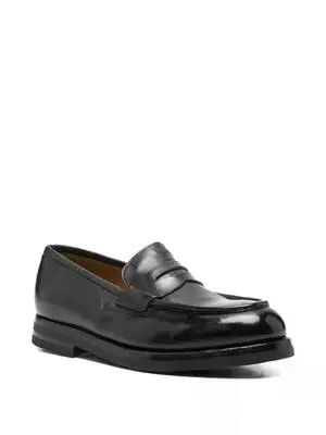 GREEN GEORGE Penny Leather Loafers